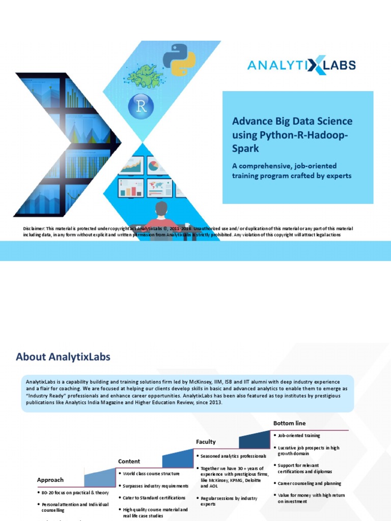 AnalytixLabs - Advanced Big Data Science Using Python-R-Hadoop-Spark