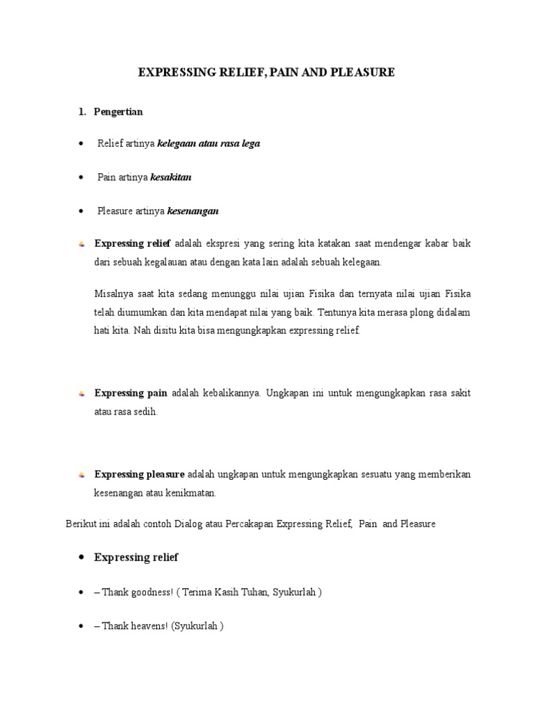 Expressing Relief Adalah Ekspresi Yang Sering Kita Katakan Saat ...