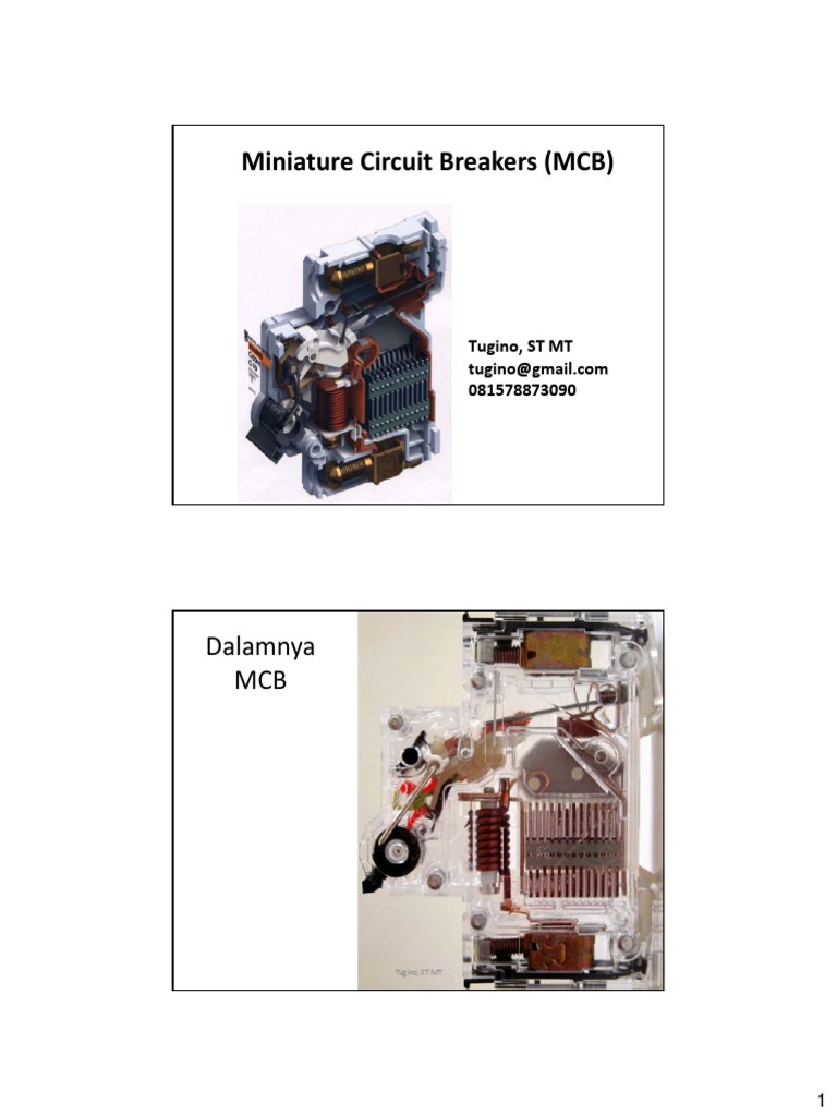 Understanding Miniature Circuit Breakers: A Guide to Their ...