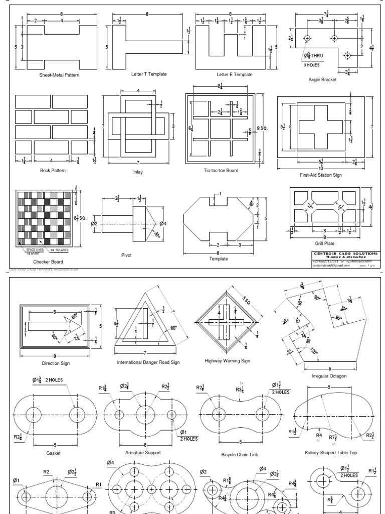 AutoCAD Training Exercises_rev22092016 | Renault | Sports