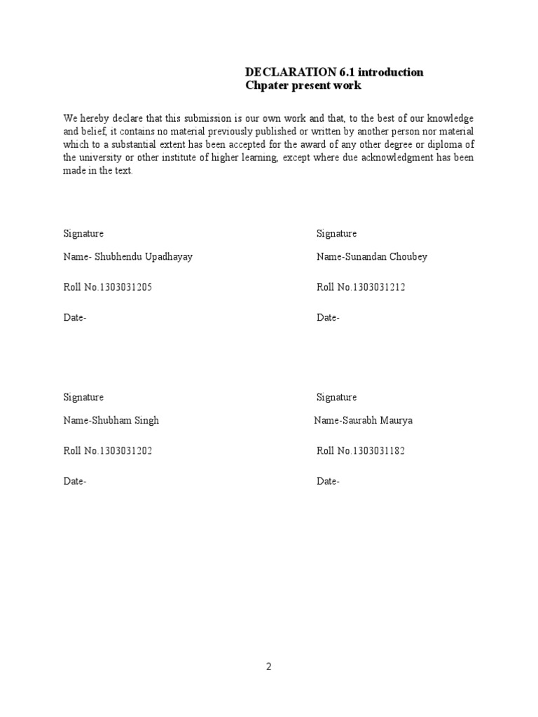 Declaration, Indexrit | PDF | Stability Theory | Applied Mathematics