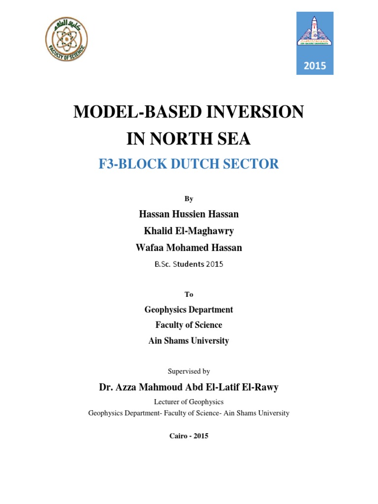 Model-Based Inversion of F3-Block Seismic Data | PDF | Reflection ...