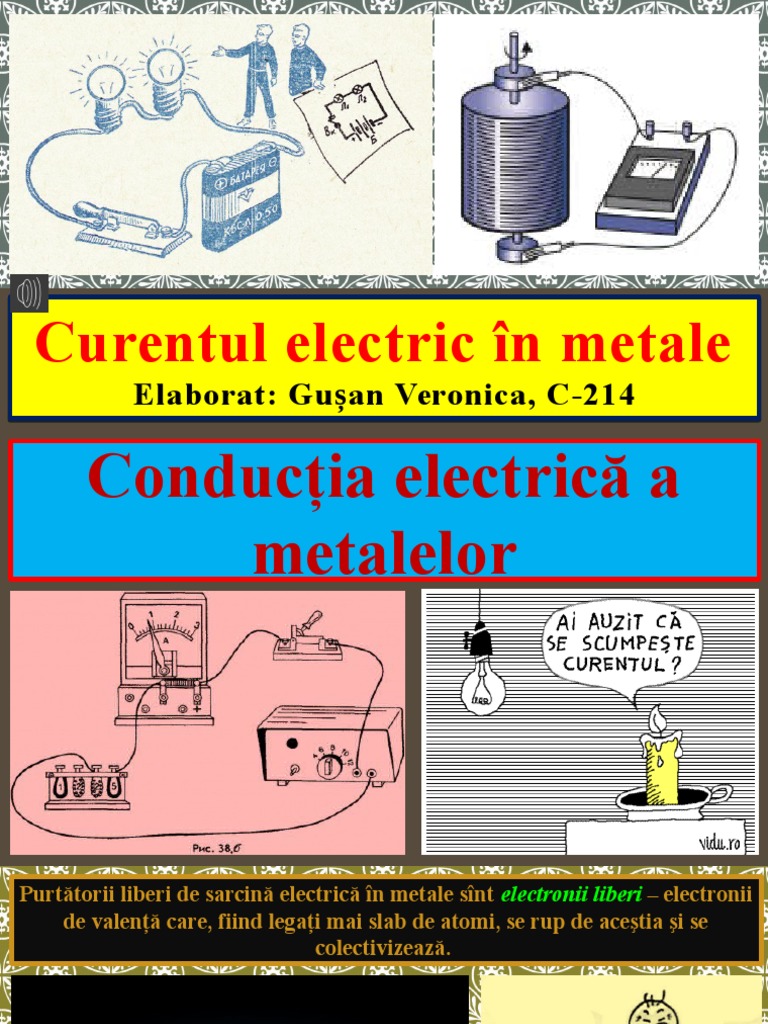 Curentul Electric În Metale | PDF