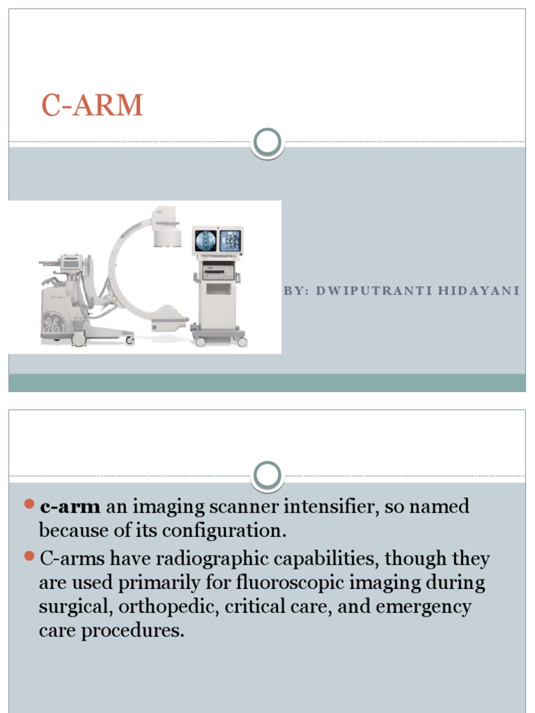C Arm | PDF | Radiography | X Ray