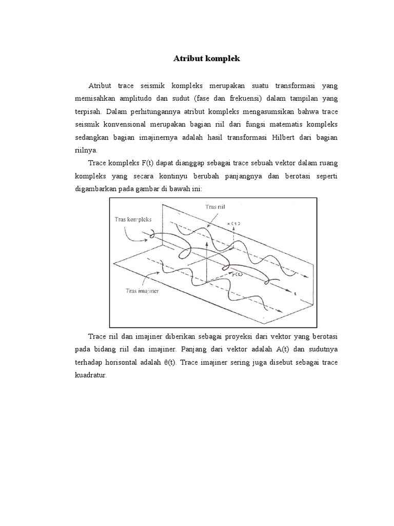 Atribut Seismik Kompleks dan Sudut | PDF | Sains & Matematika