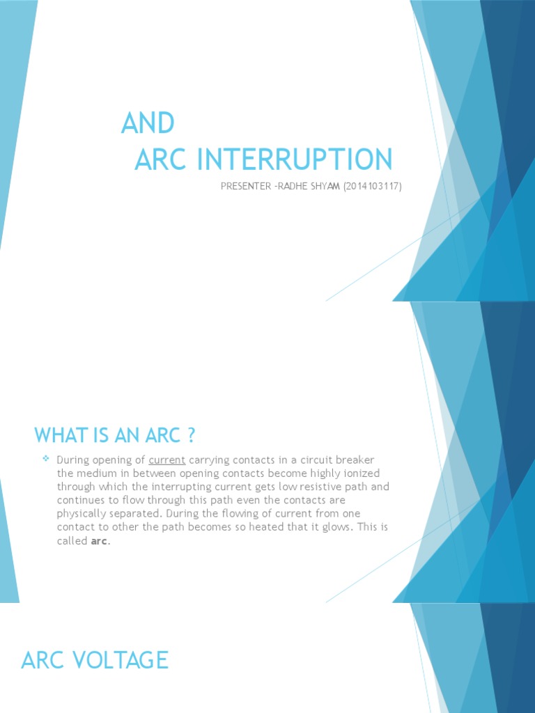 Arcing Phenomenon and Arc Interruption | PDF | Electric Arc | Electric ...