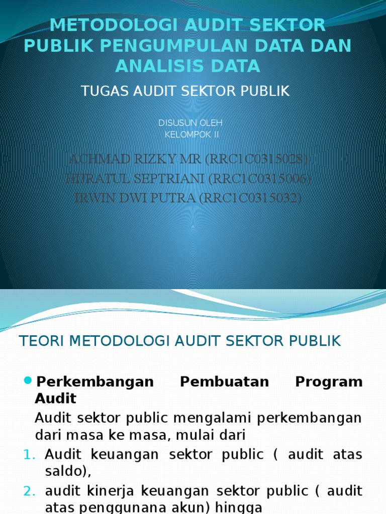 Metodologi Audit Sektor Publik Efektif | PDF | Bisnis