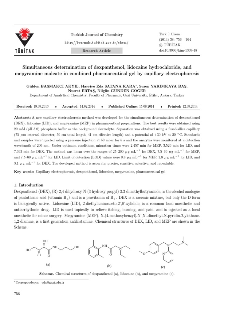 Dexpanthenol PDF | PDF | High Performance Liquid Chromatography | Buffer Solution