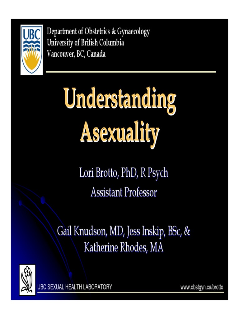Understanding Asexuality Pdf Sexual Reproduction Emotions