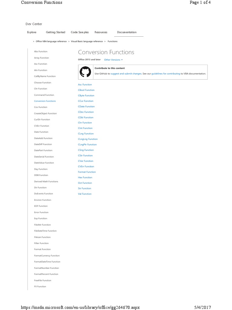 Conversion Functions Pdf Computer Programming Computing