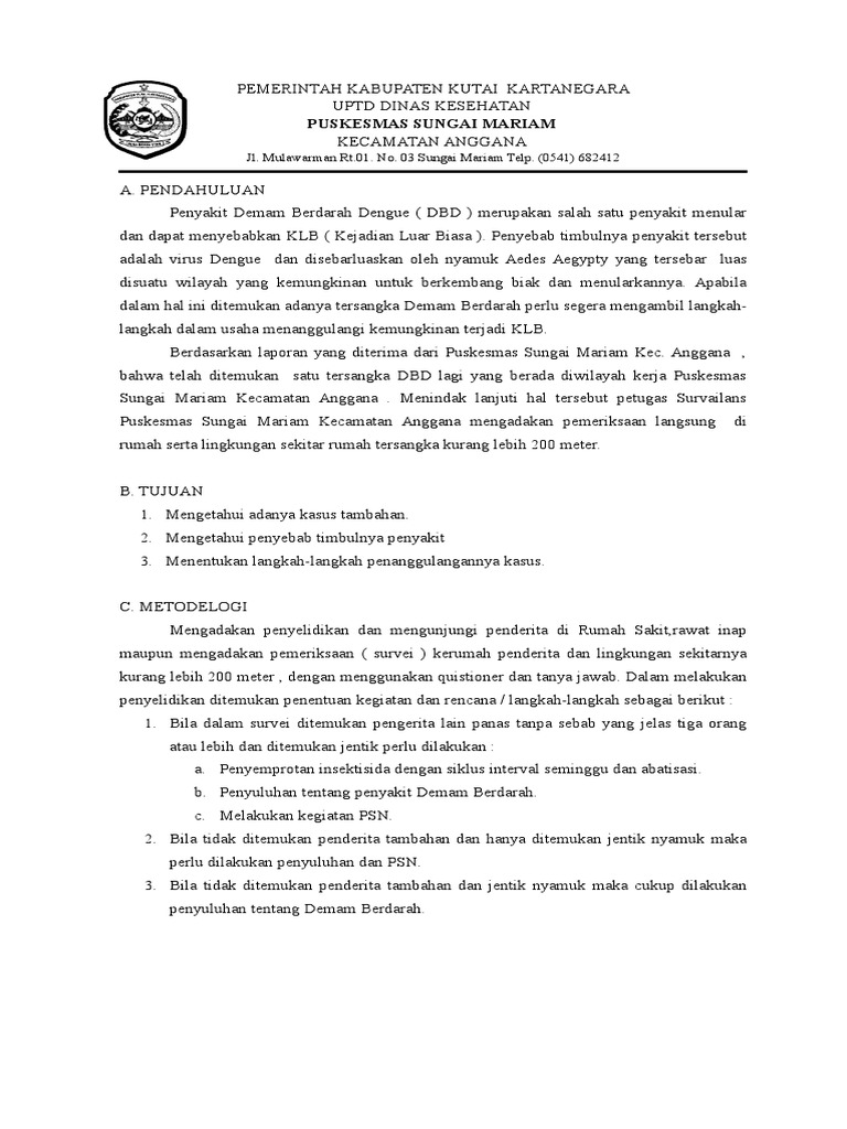 Narasi DBD 2016 | PDF