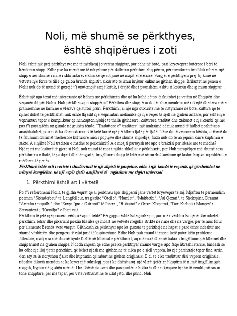Fan Noli | PDF