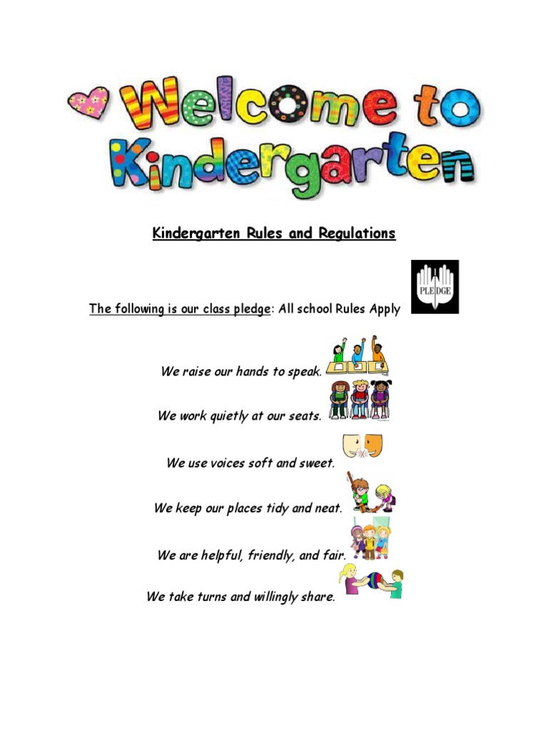 Martin Shammara Kindergarten Rules and Procedures 3 25 17 6pm | PDF