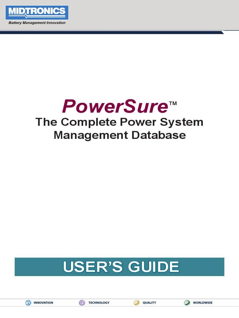 168-437A, Manual, PowerSure Database | PDF | Email | Databases
