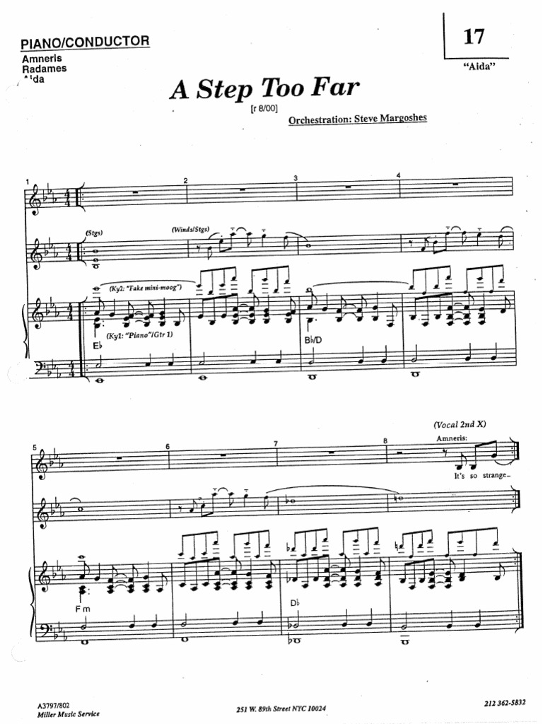 A Step Too Far (Aïda) | PDF