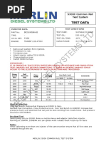 Denso Common Rail Injector Test Data | PDF | Fuel Injection | Diesel Engine