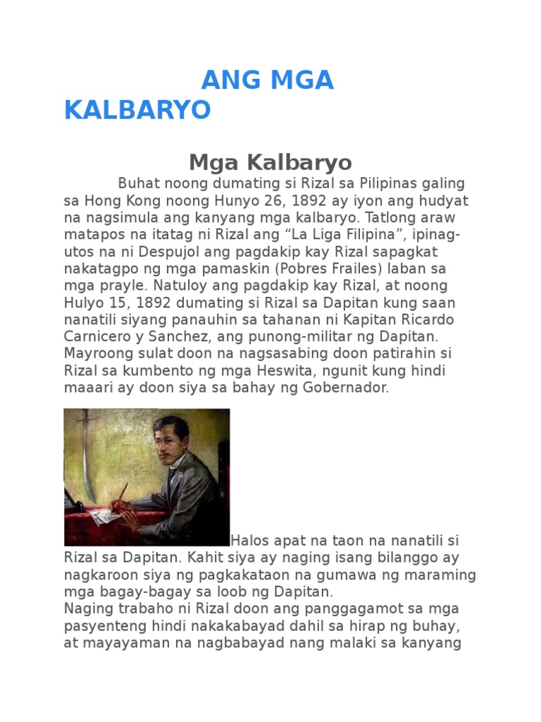 Ang Mga Kalbaryo | PDF