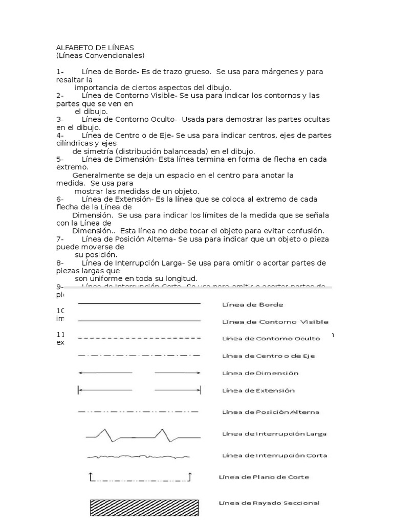 Alfabeto de Lineas | PDF