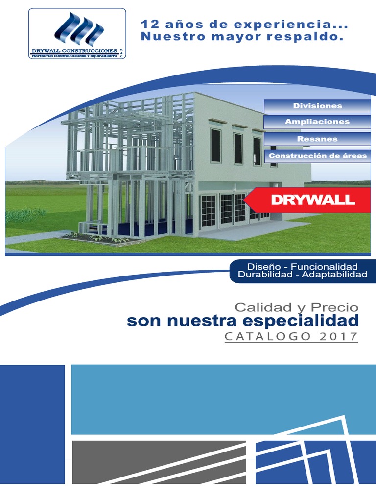 Catalogo Drywall para Pagina | PDF | Tornillo | Procesos industriales