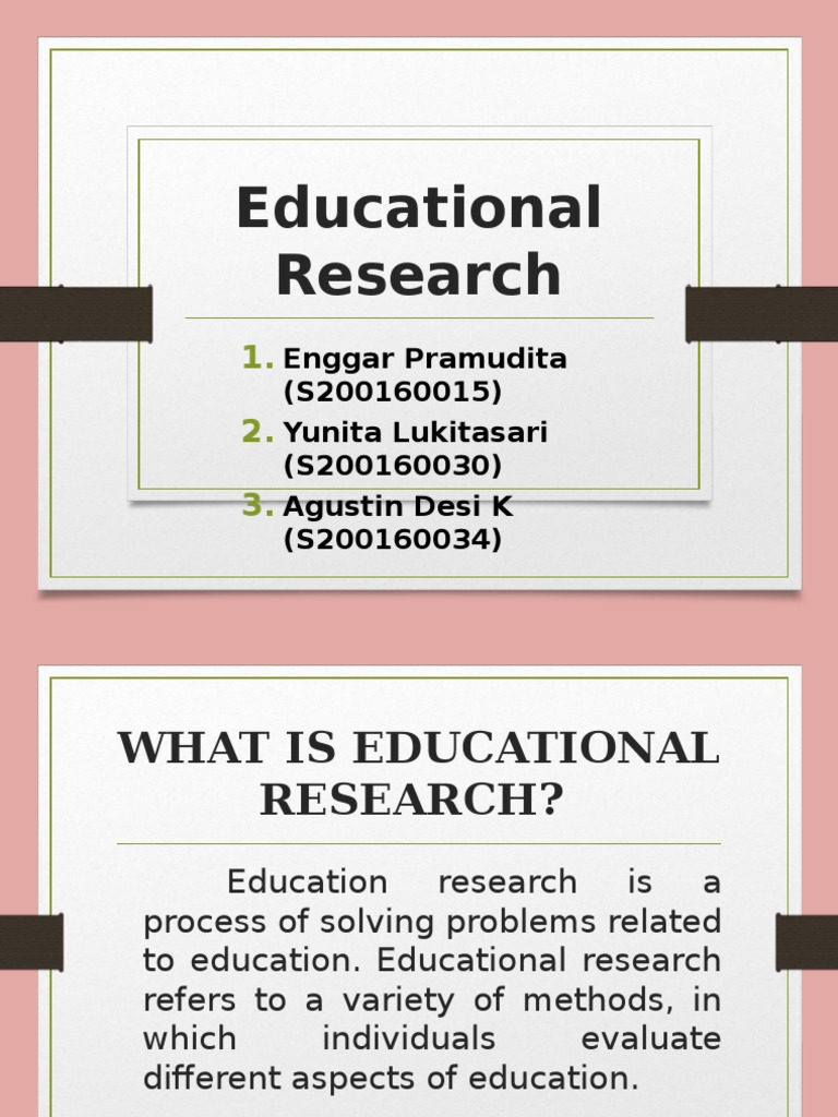 Understanding Educational Research | PDF | Experiment | Science