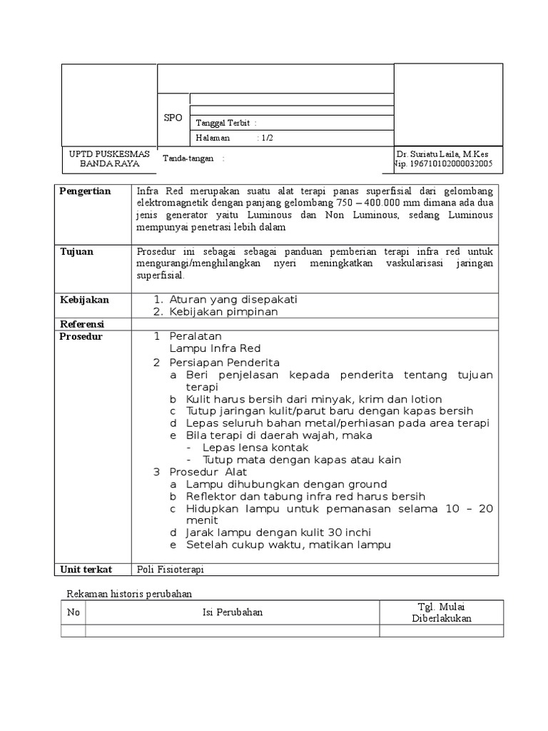 Panduan Terapi Infrared untuk Nyeri | PDF