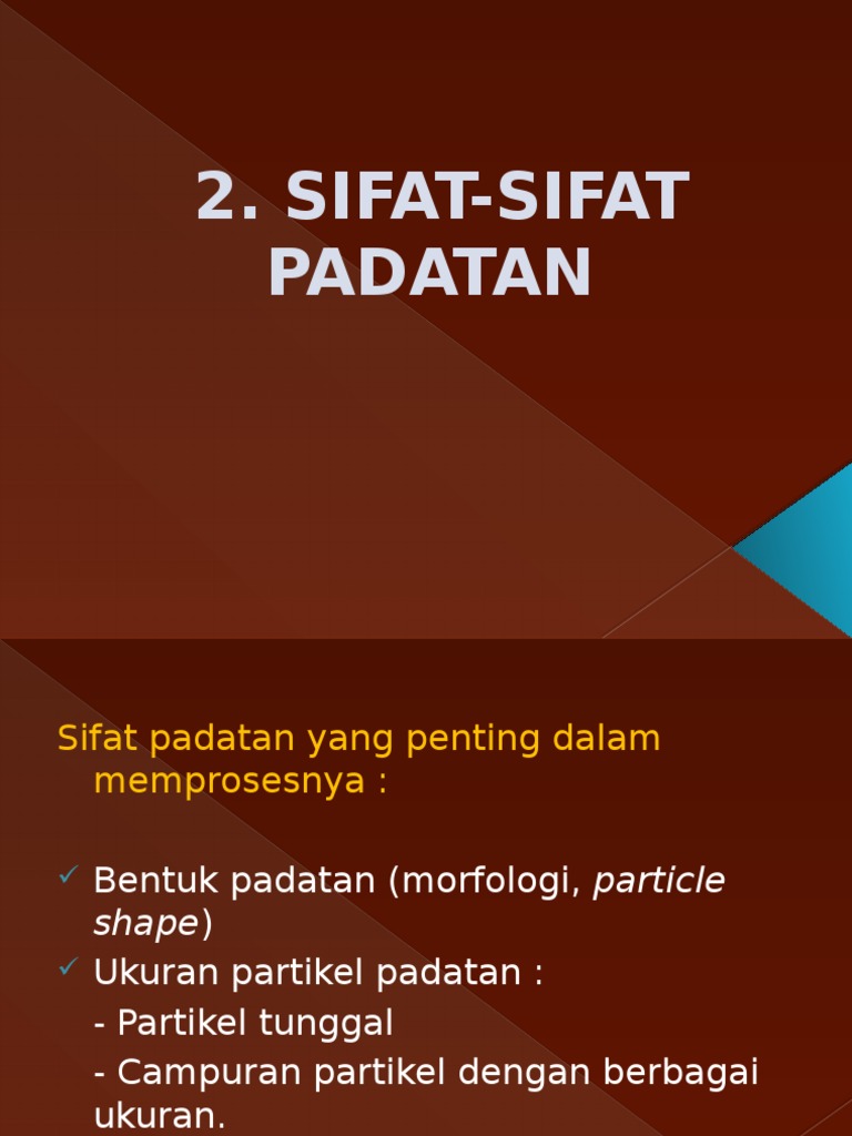 Sifat-Sifat Padatan | PDF