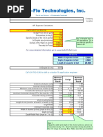 PSV Sizing Table | PDF | Valve | Gases