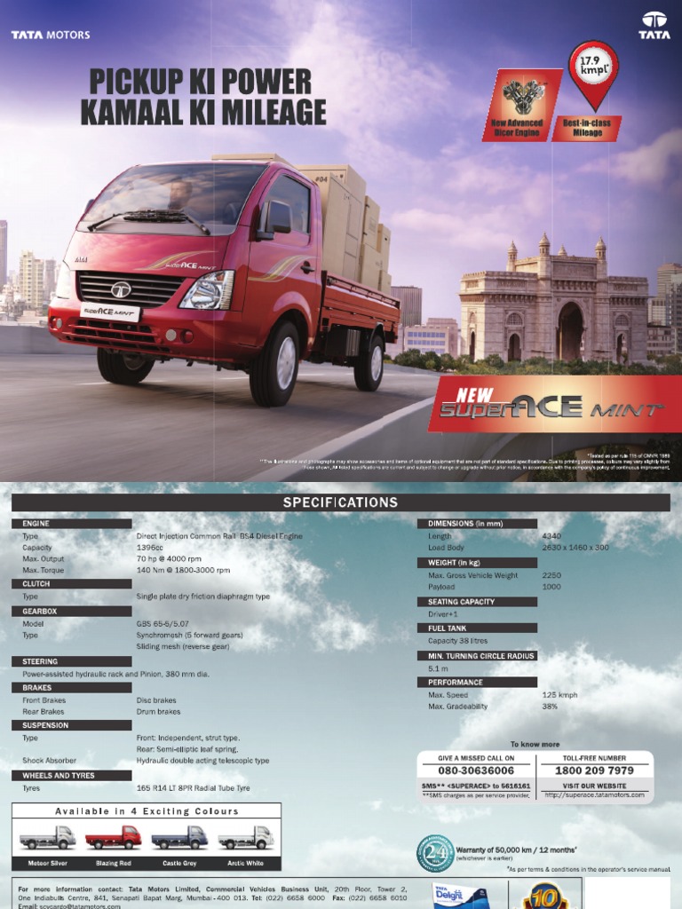 Tata Ace Brochure PDF | PDF