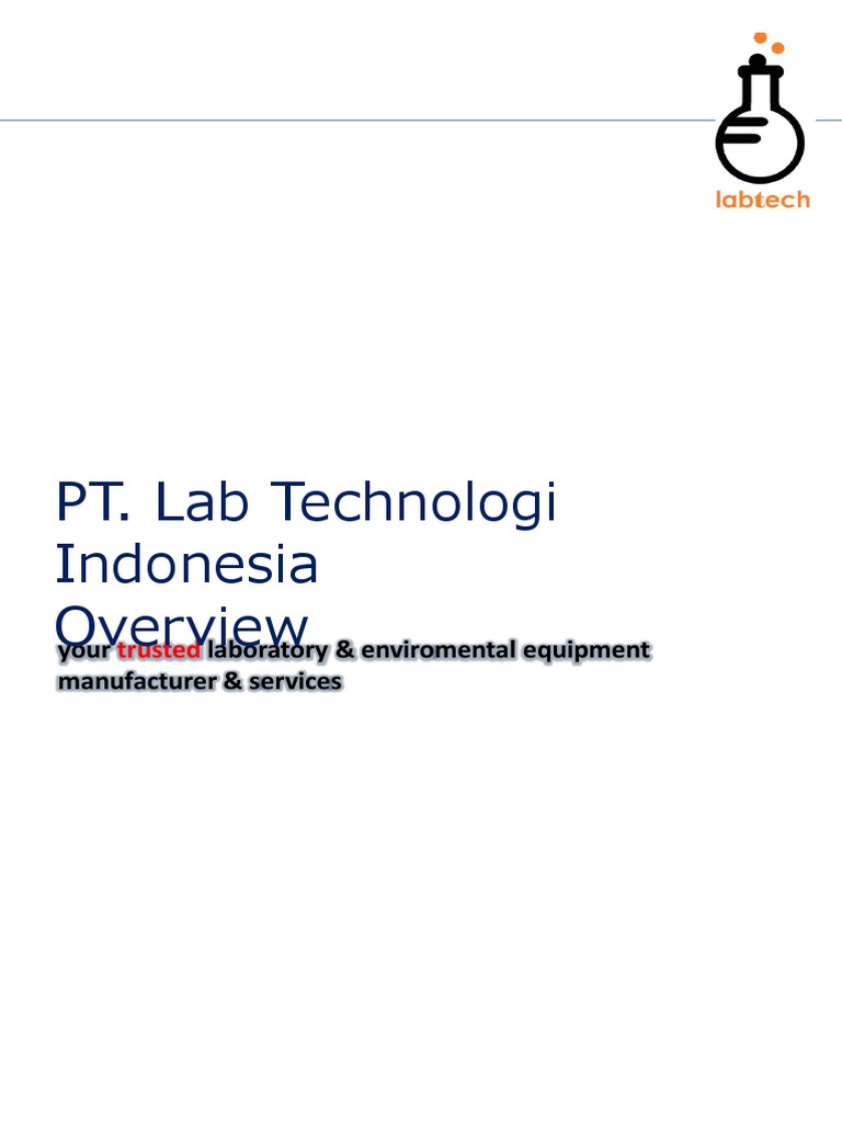 Company Profile PT. Labtech Indonesia | PDF