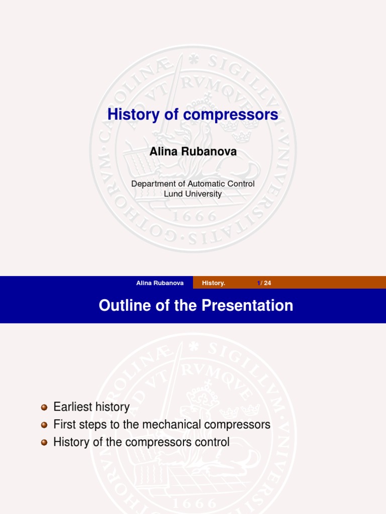 History of Compressor | Download Free PDF | Mechanical Engineering ...