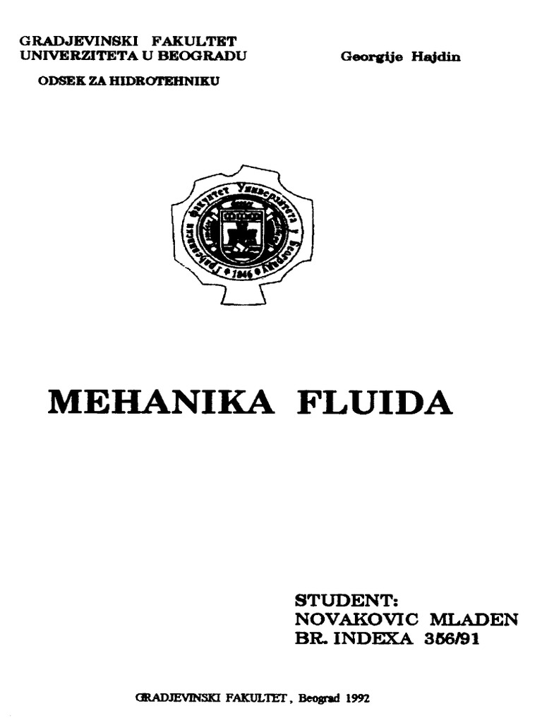 Mehanika Fluida | PDF