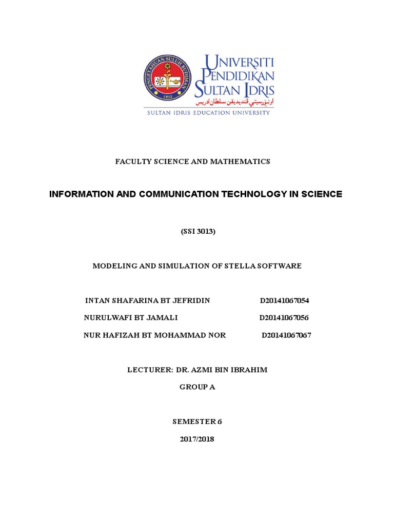 Information and Communication Technology in Science | PDF