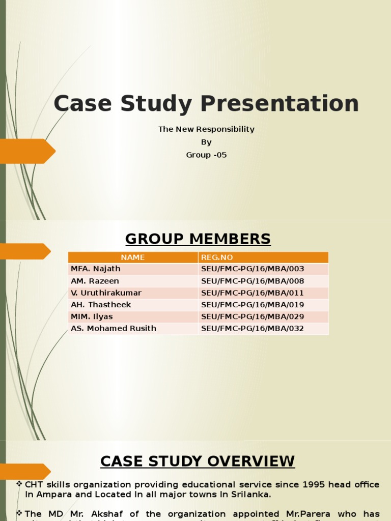 Case Study Presentation | PDF | Turnover (Employment) | Employment