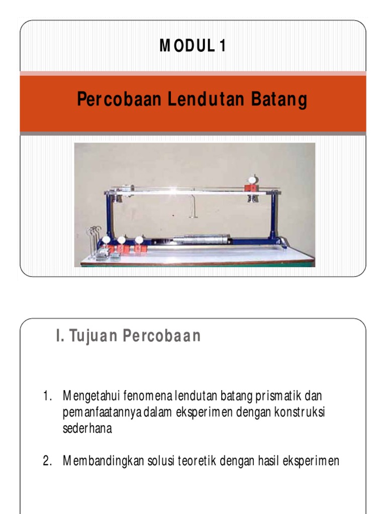 1 Percobaan Lendutan Batang | PDF