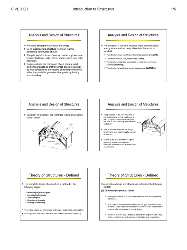 Theory of Structures | PDF | Structural Load | Structural Engineering