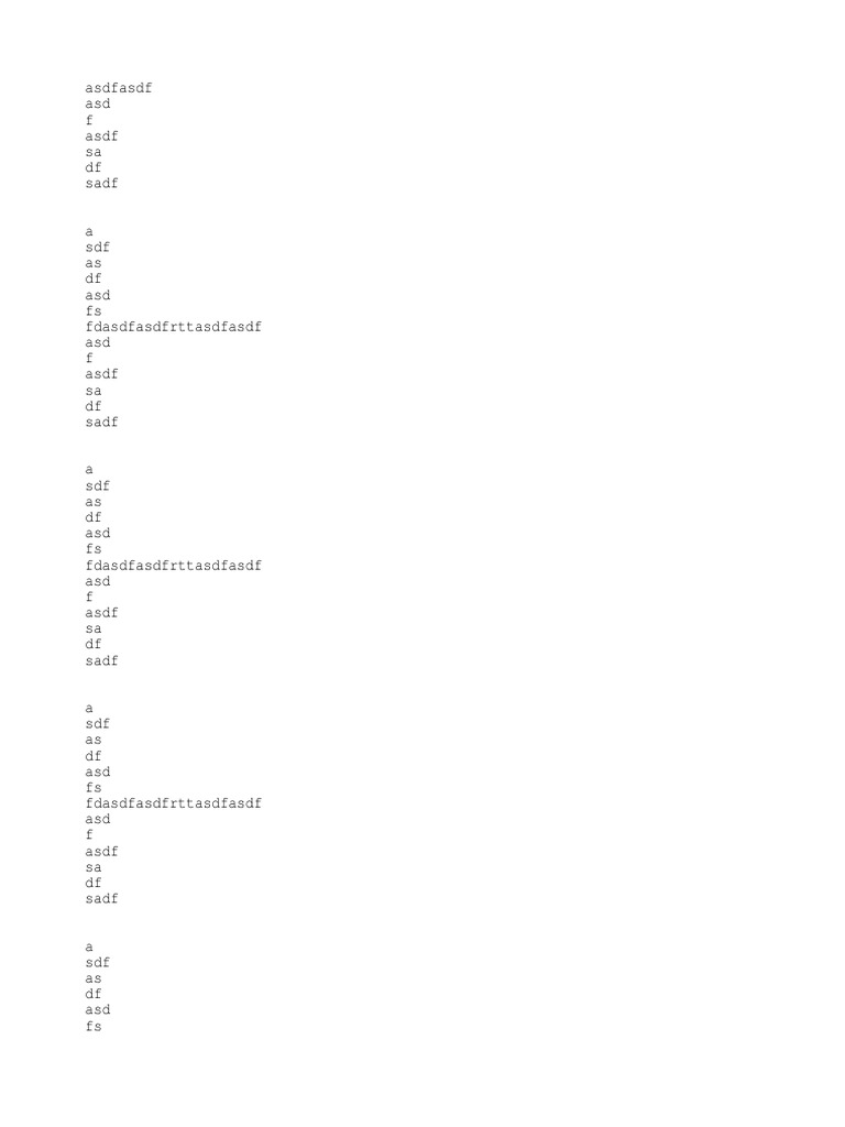 Asdfasdf Asd F Asdf Sa DF Sadf | PDF