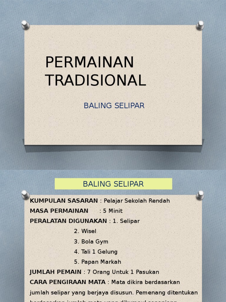 Baling Selipar | PDF