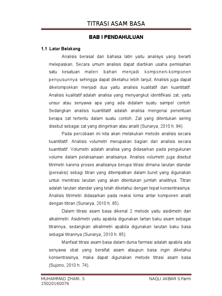 Reaksi NETRALISASI | PDF