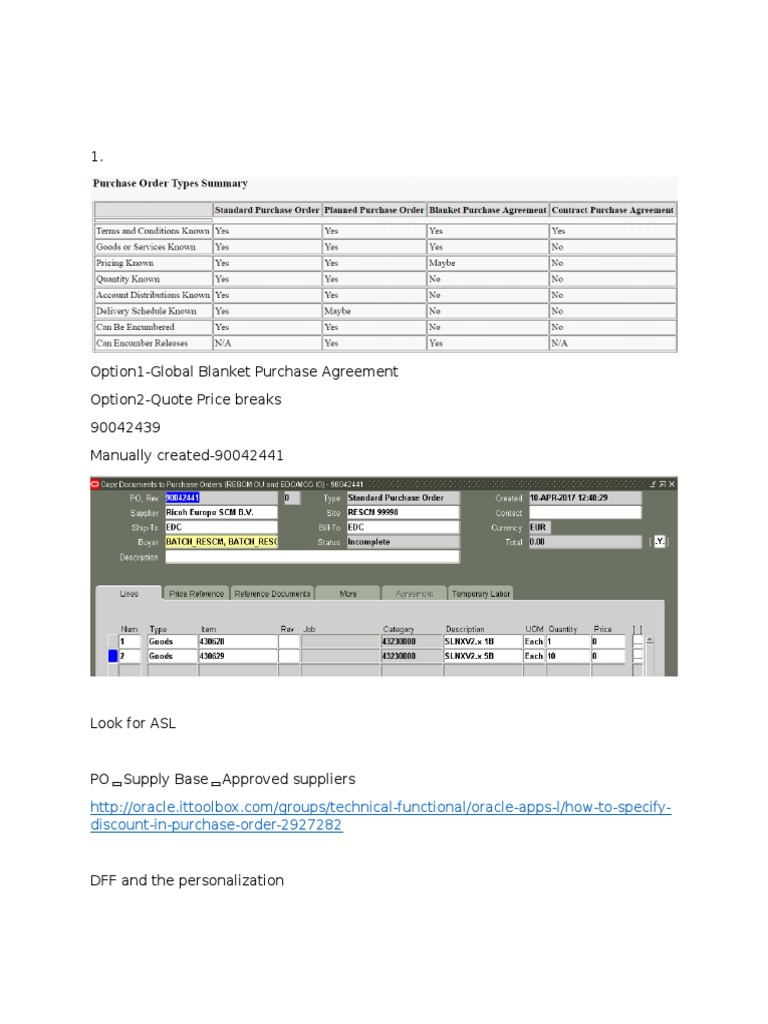 Configuring Advanced Pricing and Discounts in Oracle Purchasing | PDF