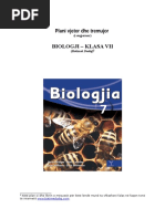 Biologjia 7 Planet Mësimore | PDF