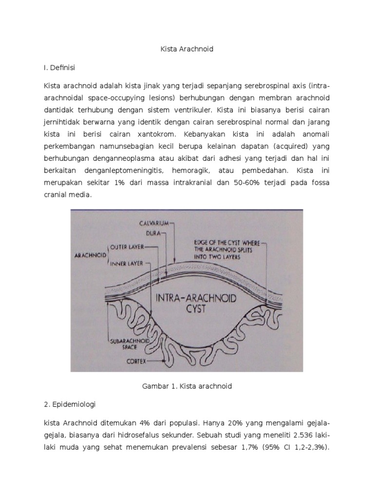 Kista Arachnoid | PDF