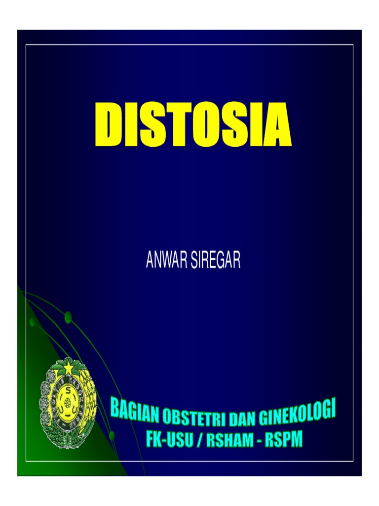 Distosia PDF | PDF