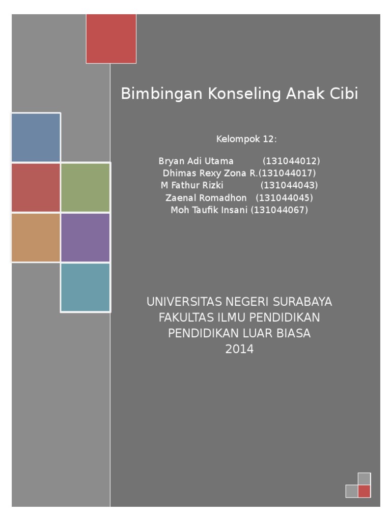 Makalah BK CIBI | PDF