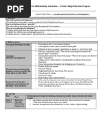 Nature Walk Lesson Plan | PDF | Lesson Plan | Educational Assessment