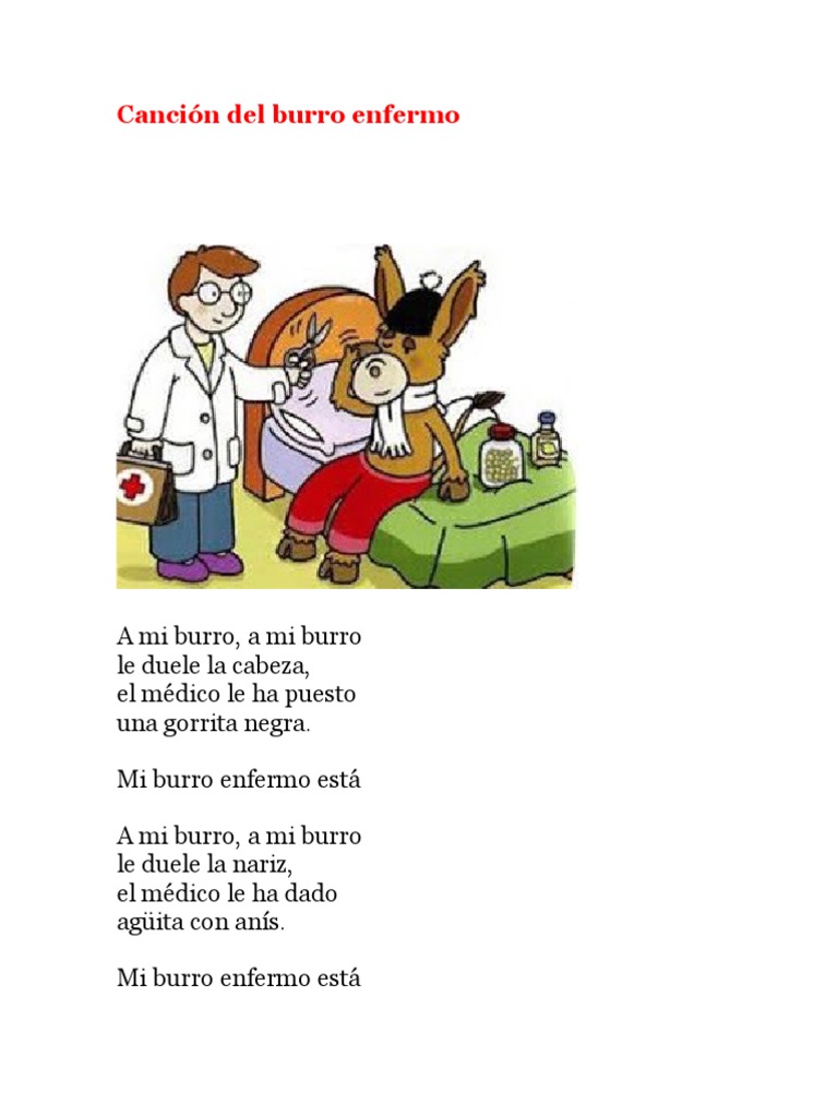 Canción Del Burro Enfermo | PDF
