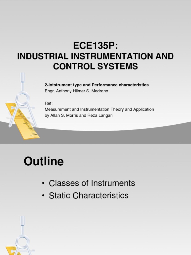 02-Instrument Types and Performance Characteristics PDF | PDF ...