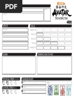 Harry Potter Fate Core Character Sheet | PDF
