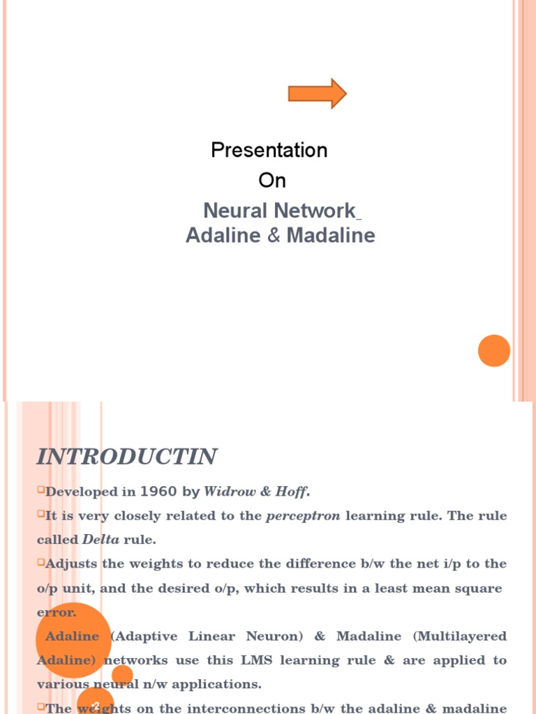 Adaline And K Pdf Artificial Neural Network Theoretical Computer Science 5673