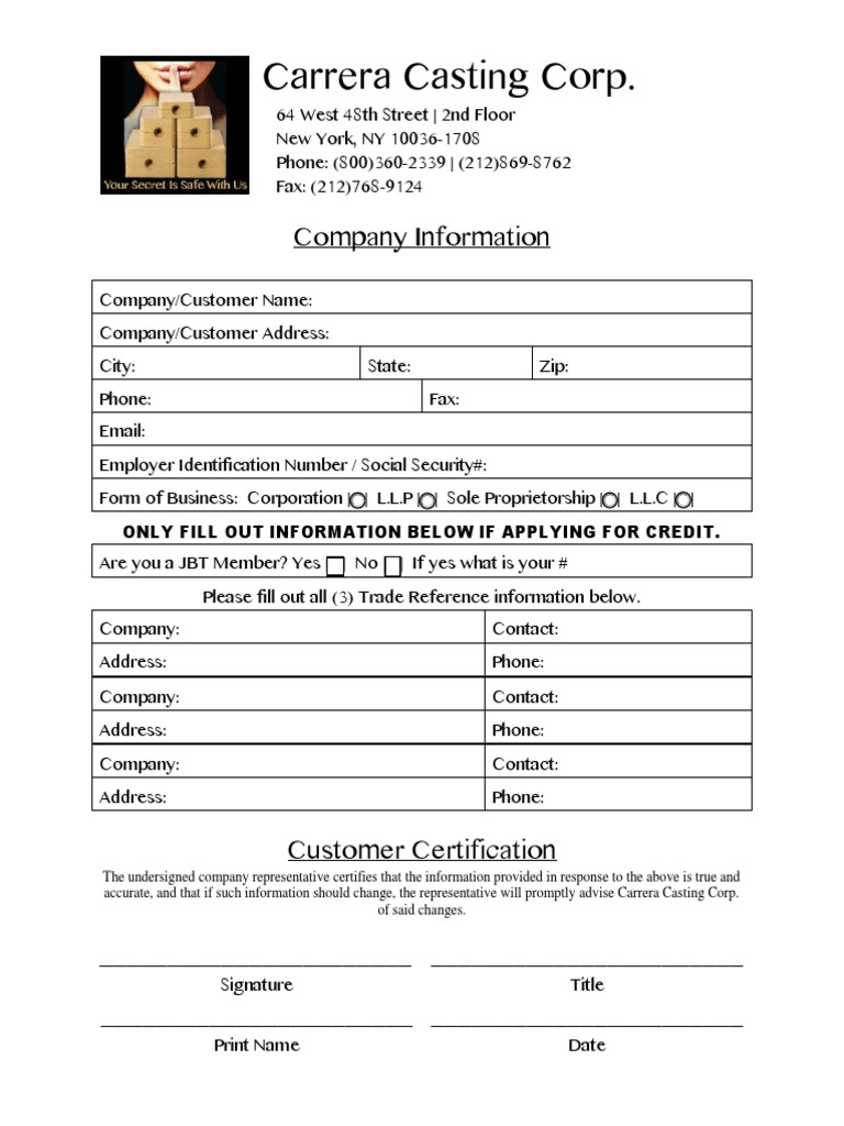 New Customer Application | PDF | Patriot Act | Money Laundering