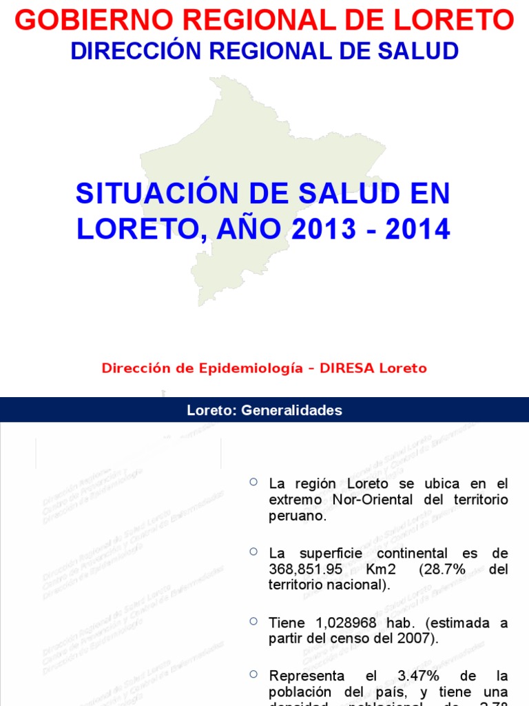 Presentación Asis Loreto Final | PDF | Población | Demografía